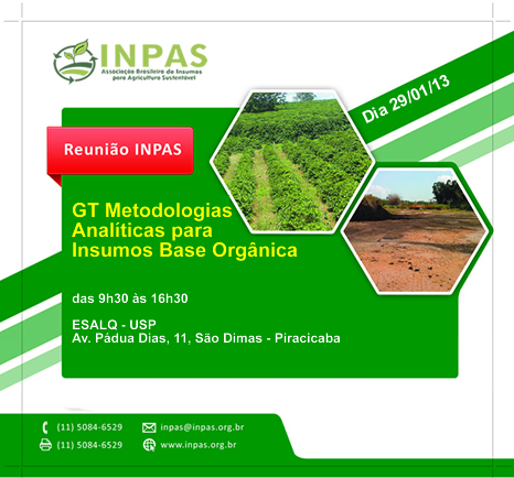 Reunião INPAS | Inpas – Associação Brasileira de Insumos para ...